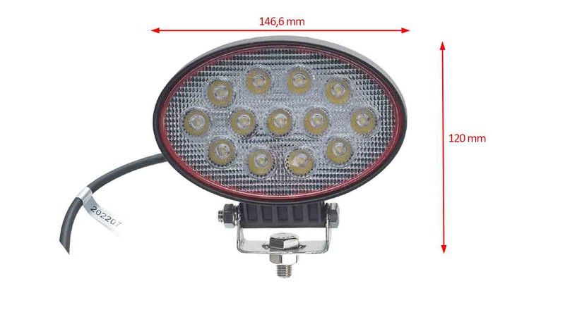 Faro trabajo led 3100 lúmenes Oval Explorer — Recambiosdelcamion